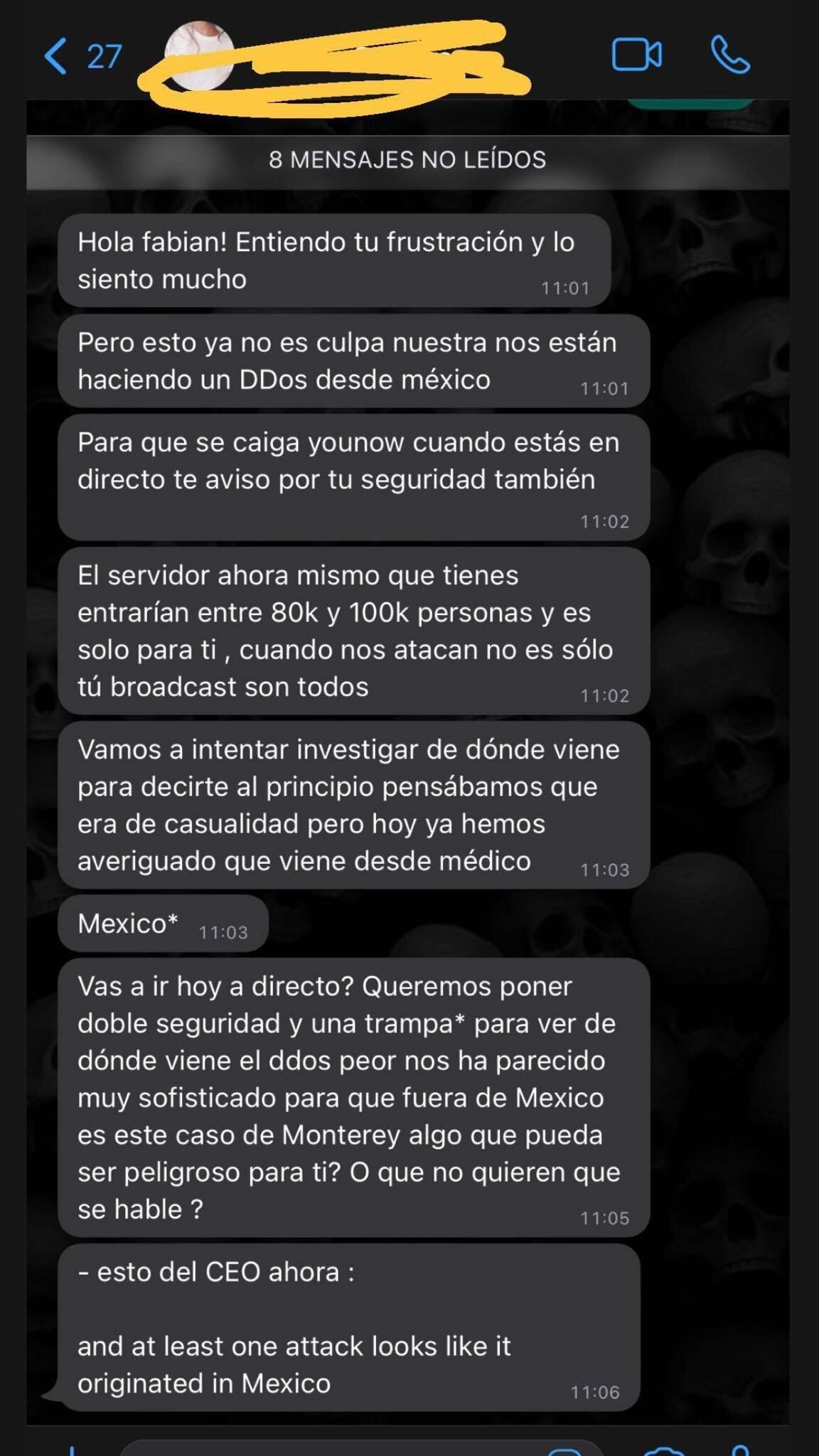 Youtuber Mafian Tv reporta que está recibiendo ataques cibernéticos ...