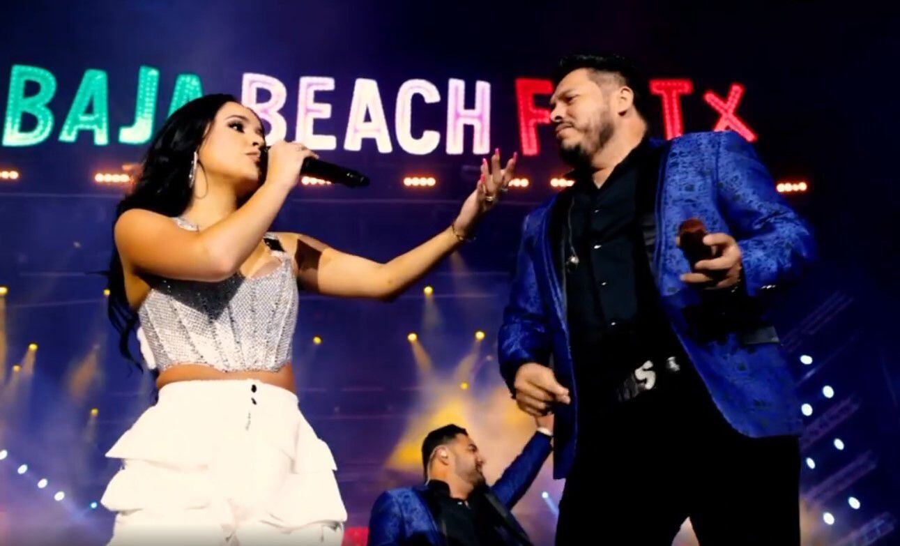 Banda MS presente en el festival de reguetón "Baja Beach Fest"; canta junto a Becky G | En El Radar