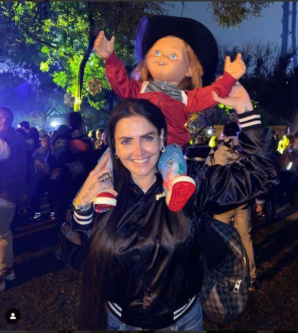 ¡Como gemelas! Ignacia Michelson y Celia Lora esperan Navidad con body ...